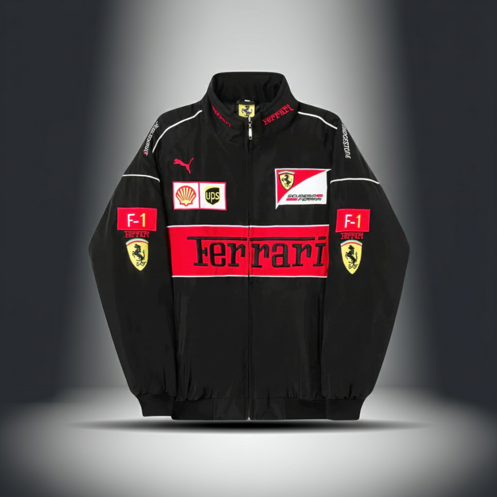 Ferrari F1 Jacket | Motorsport-Inspired Streetwear | Pop-Up Garage ...